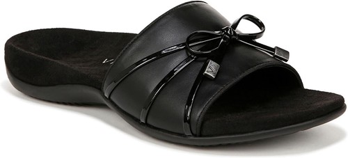 Vionic Women's Black Bella Slide Sandals NW/OB 6W | eBay
