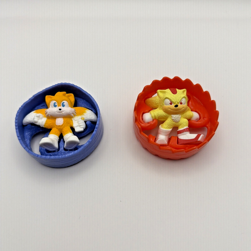 2024 Tails Blue & Shadow Red Roller 2 McDONALD'S SONIC 3 Hedgehog HAPPY ...
