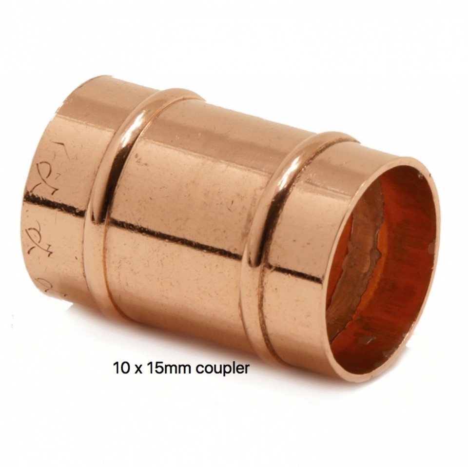 8mm Solder Ring Copper Yorkshire Plumbing Pipe Fittings Pre Soldered ...