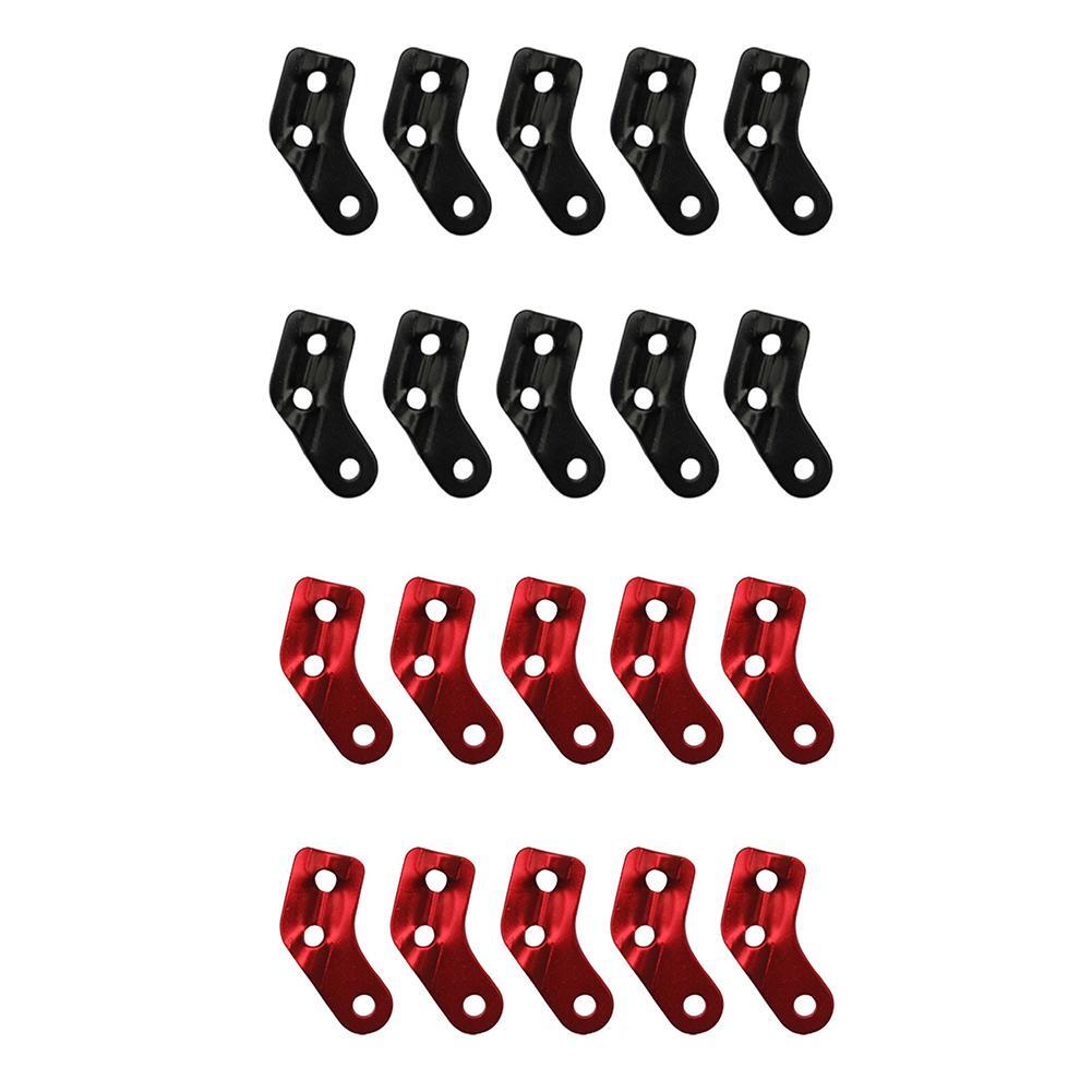 10pcs Outdoor Cord Buckle 3 Hole Tent Rope Fastener Awning Equipment ...