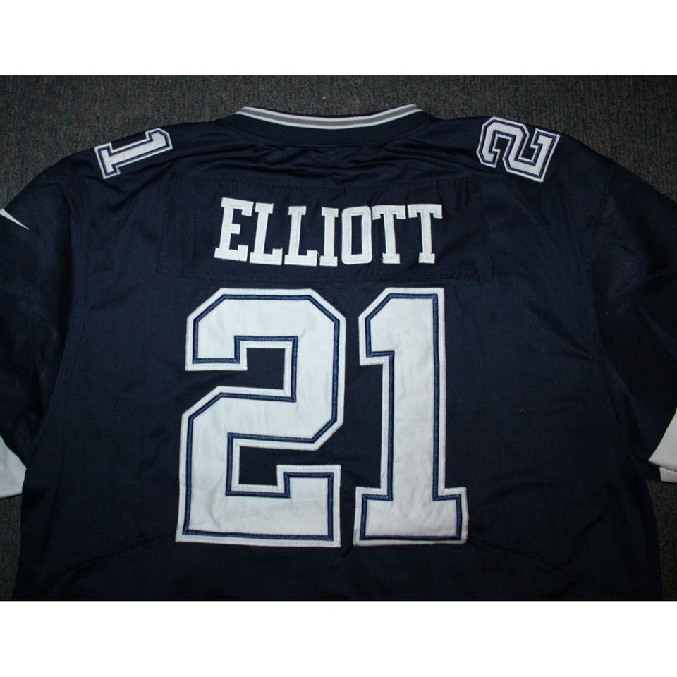 NFL Football Dallas Cowboys Ezekiel Elliott #21 Sewn Jersey 3XL Nike ...