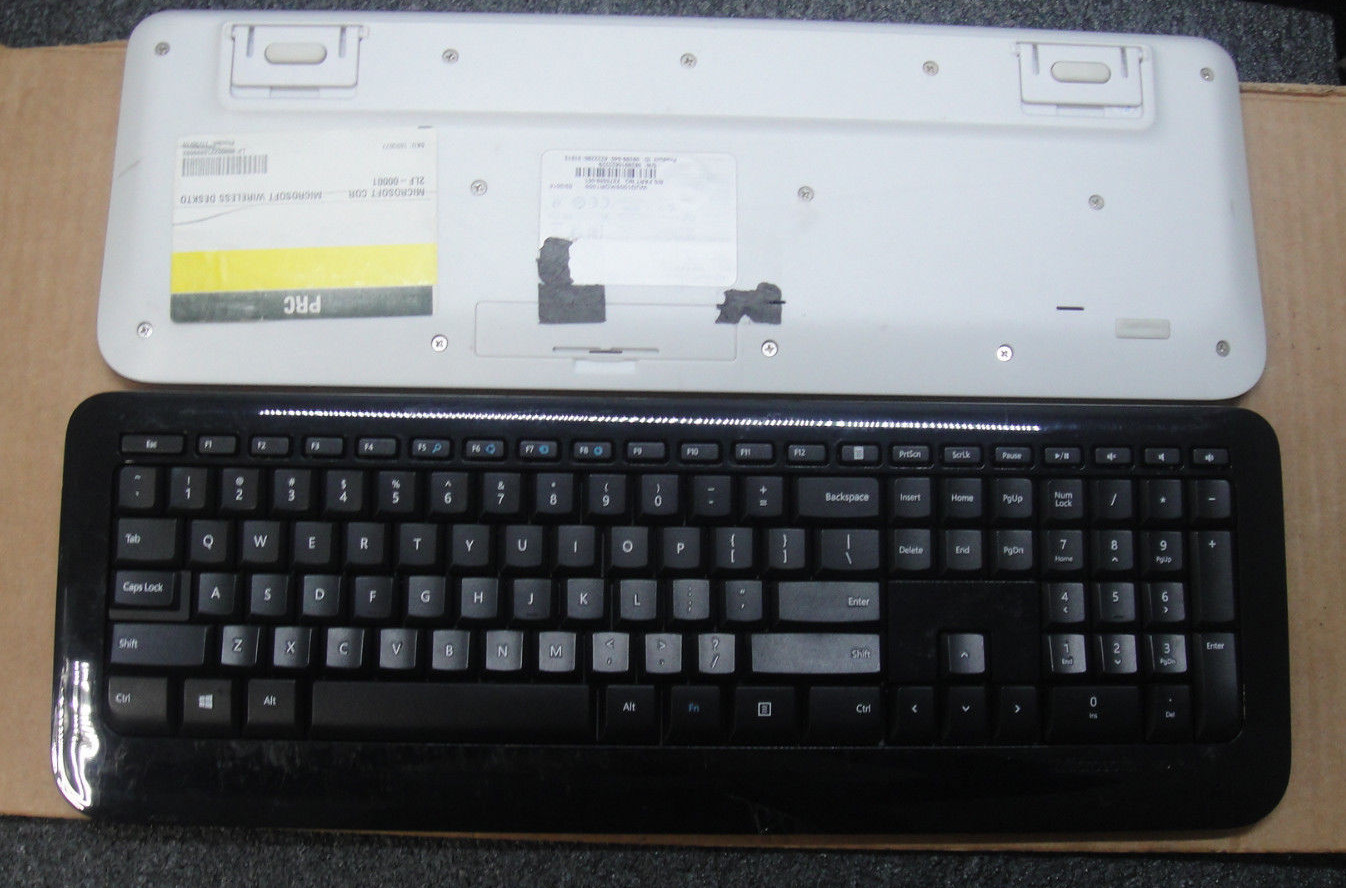 Microsoft Desktop 800 Wireless Keyboard Model 1455 Keyboards Only Lot ...