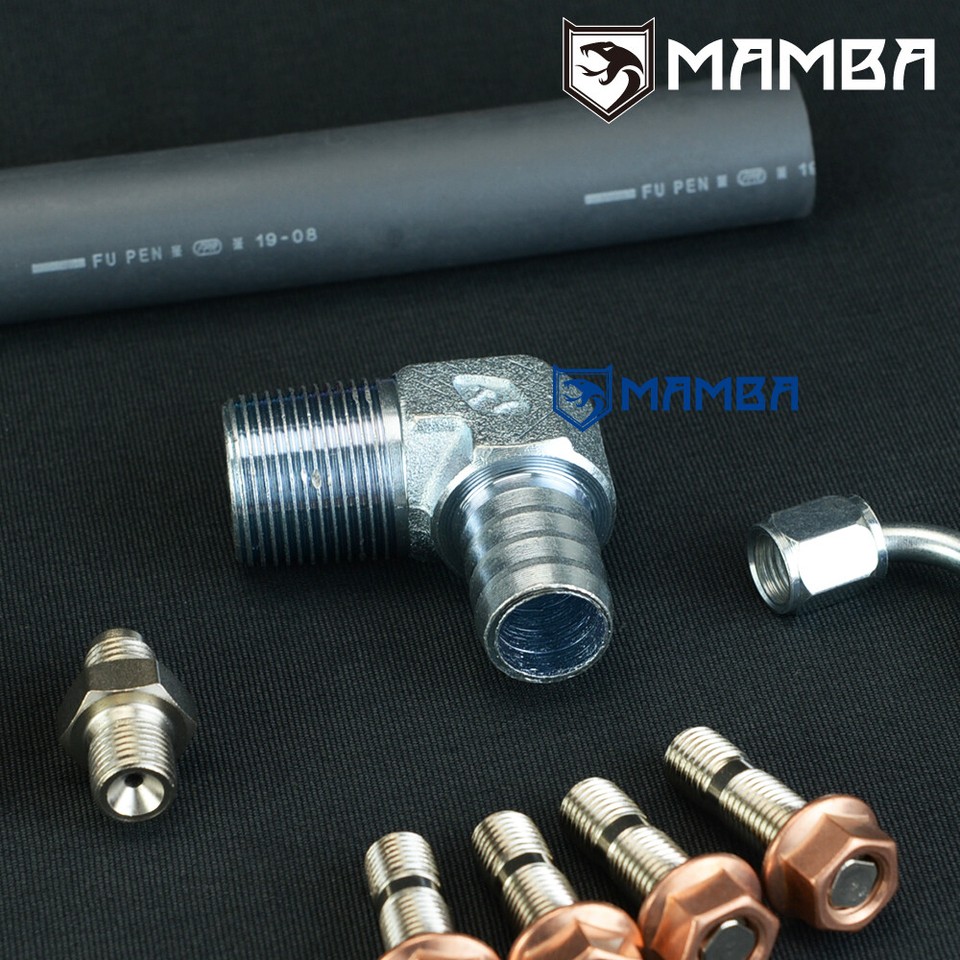 Turbo Oil & Water Install Line Kit for Nissan RB25DET GTIR with Factory ...