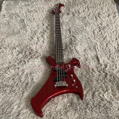 US Red Warwick Buzzard 4-Strings Electric Bass Guitar 24 Frets Figure ...
