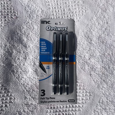 New Inc Optimus Felt Tip Pens Fine Point, 1 pack of 3 Pens ~ Optimus ...