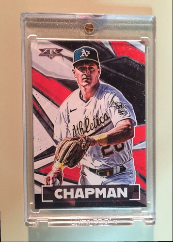 2021 Topps Vault Fire Blank Back Matt Chapman 1/1 #077490 | eBay