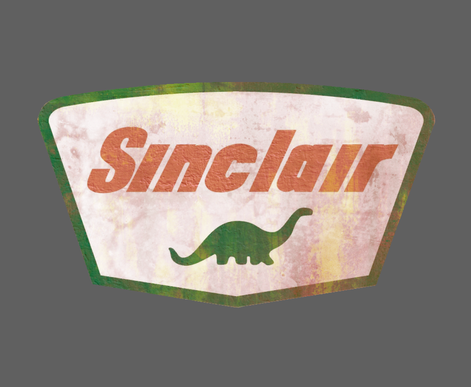 Sinclair Gas Oil Vintage Vinyl Decal Sticker XL Large Wide | eBay