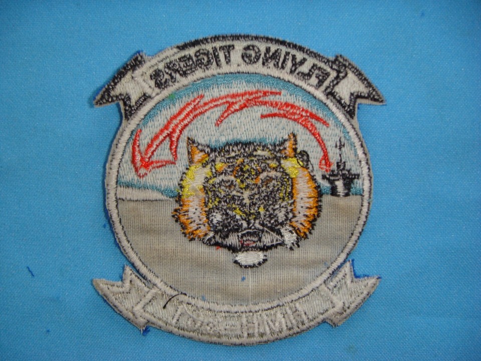 VIETNAM WAR PATCH, USMC MARINE HEAVY HELICOPTER SQ HMH-361 FLYING ...
