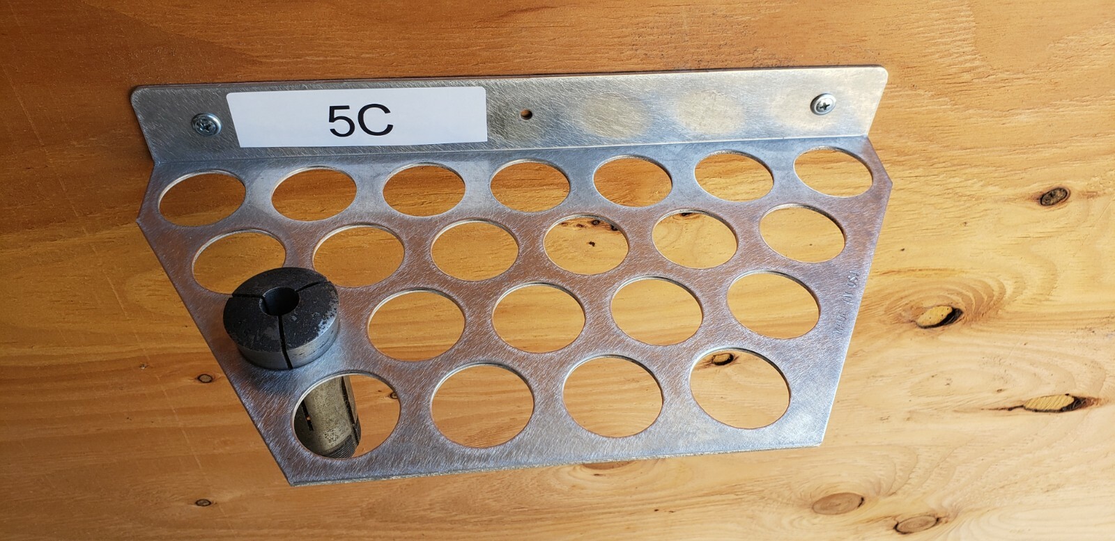 collet rack holder for 5C collet (hole up to 22 collets) | eBay