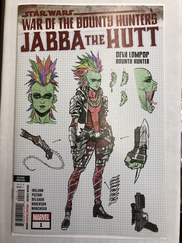 Star Wars War Of The Bounty Hunters Jabba The Hutt #1 Deva Lompop 2nd ...