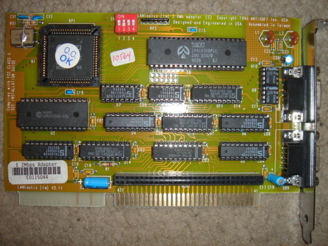 Lantastic 2.0 Mb Adapter - Network - Artisoft 16bit - Rare Hardware | eBay
