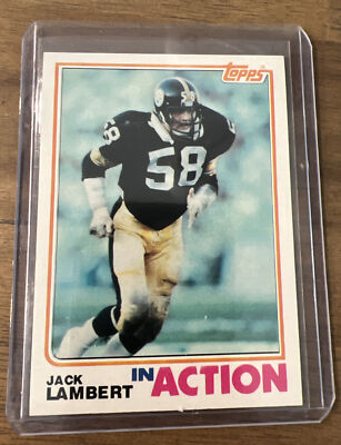 1982 Jack Lambert Topps #214 Pittsburgh Steelers HOF Football Card A352 ...