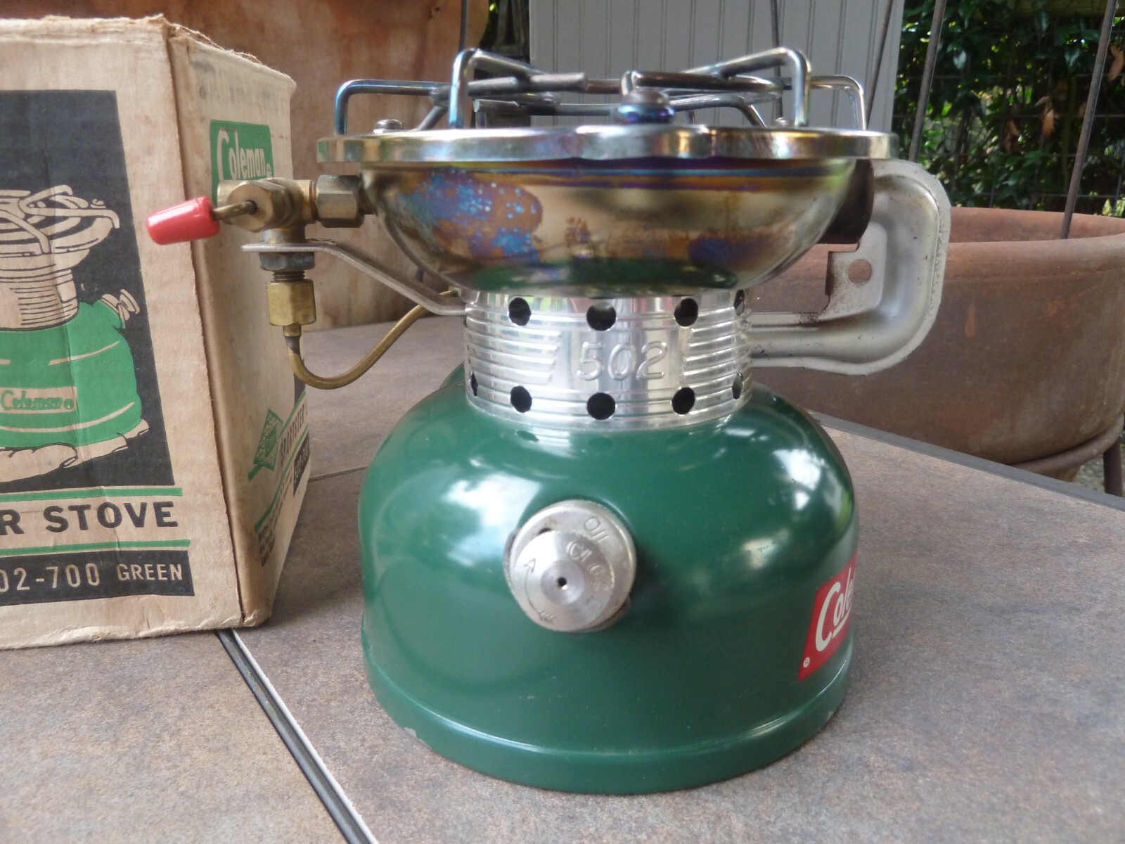 Vintage COLEMAN Sportster Camp Stove Model 502-700 Dated 9-1964 w/Box ...