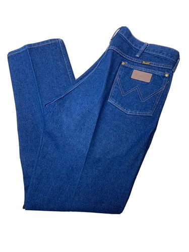 Wrangler 13MWZ Jeans Men’s 42X34 Approx 40x34 Blue wester Denim Dark ...