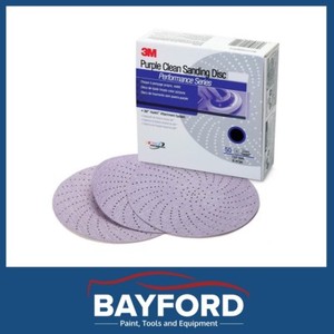 3M P500 PURPLE CLEAN SANDING HOOKIT DISC 152MM PACK OF 50 | eBay
