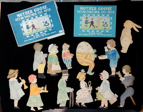 Cut Set - Jointed Mother Goose Put-Me-Together Cut-outs by Zauner ...