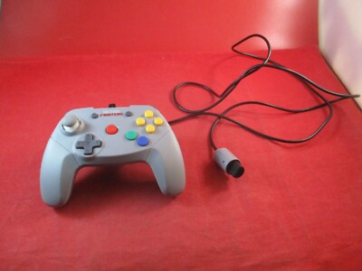 Nintendo 64 N64 Retro Fighters Wired Grey Controller Remote Paddle ...