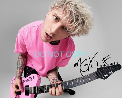 Machine Gun Kelly 8x10 SIGNED Photo REPRINT Rapper MGK Lace Up #4 | eBay