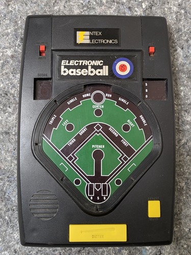 Vintage 1979 Entex Electronic Handheld Baseball Game Model 8001 - WORKS ...