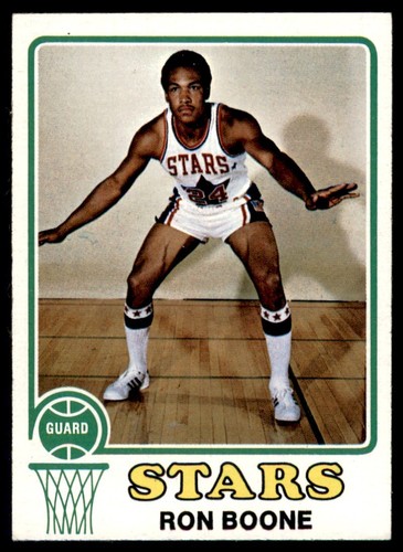 1973-74 TOPPS RON BOONE UTAH STARS #217 EXMT-NM | eBay
