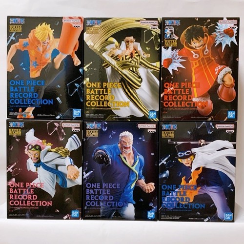 New, [101] ONE PIECE BATTLE RECORD Figure 6 pieces Garp Sabo Koby ...