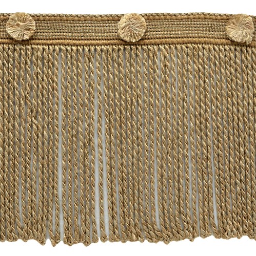 Caramel Beige, Straw 6" Bullion Fringe Trim / Blanc Navajo [By The Yard ...