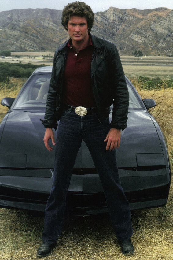 David Hasselhoff Knight Rider Poster Card Knight Rider #4 Spiral