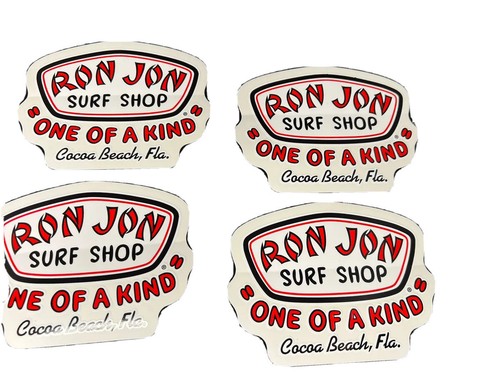4 Ron Jon Surf Shop Cocoa Beach Florida Decal Bumper Sticker “One Of A ...