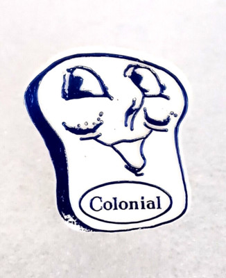 Vtg Advertising Promo Slice Of Colonial Bread Plastic Ring Promo NOS ...