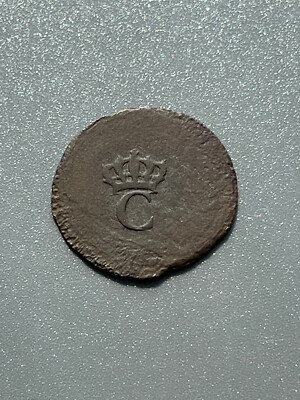 Coin French American Colonies 1 Stampee 1779 KM2 Louis XVI W. 1.89 gram ...