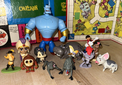 Lot Of Disney Figures, Aladdin, Madagascar, Sing, Moana, Coco, Shrek | eBay