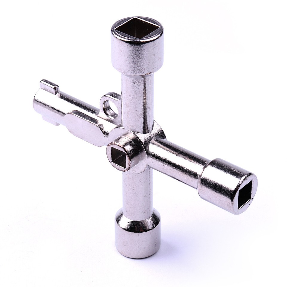 1PC 4-way Master Key Multifunction Cross Control Cabinet Box Open Door ...