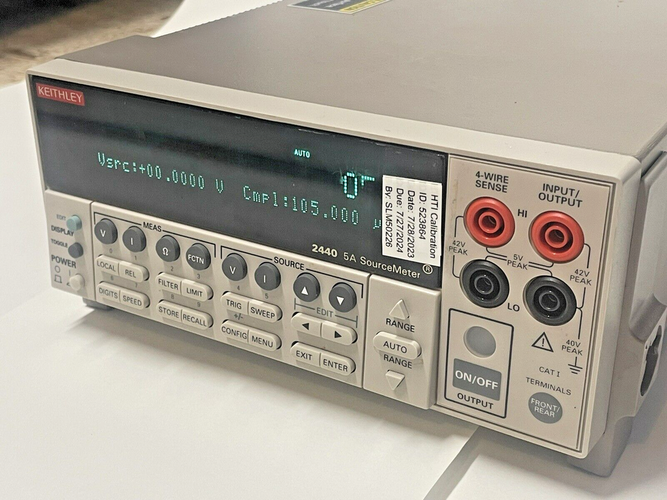 Keithley 2440 Source Meter, 40V, 5A, 50w 6½ bit - Calibrated 7/2023 - Excellent! | eBay