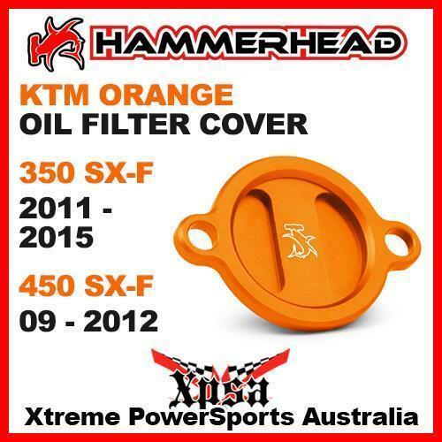 HAMMERHEAD ORANGE OIL FILTER COVER KTM 350SXF SX-F 2011-2015 450SXF ...