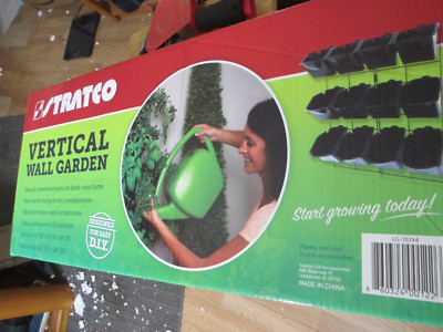 Stratco Vertical Wall Garden w/12 Pots | eBay