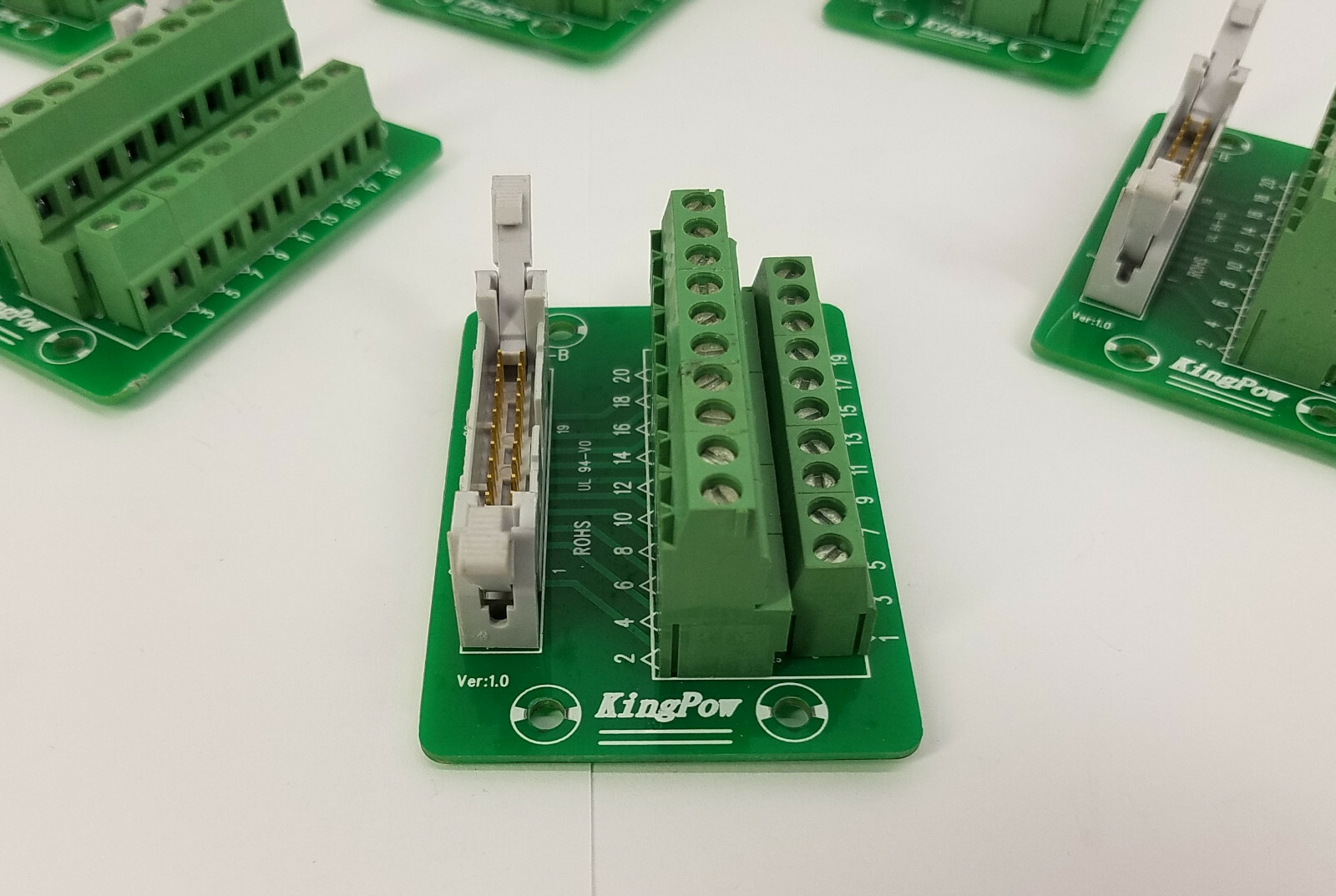 (7) KingPow IDC20P-B Breakout (Male IDE 20 Pin Header to Screw Terminal ...