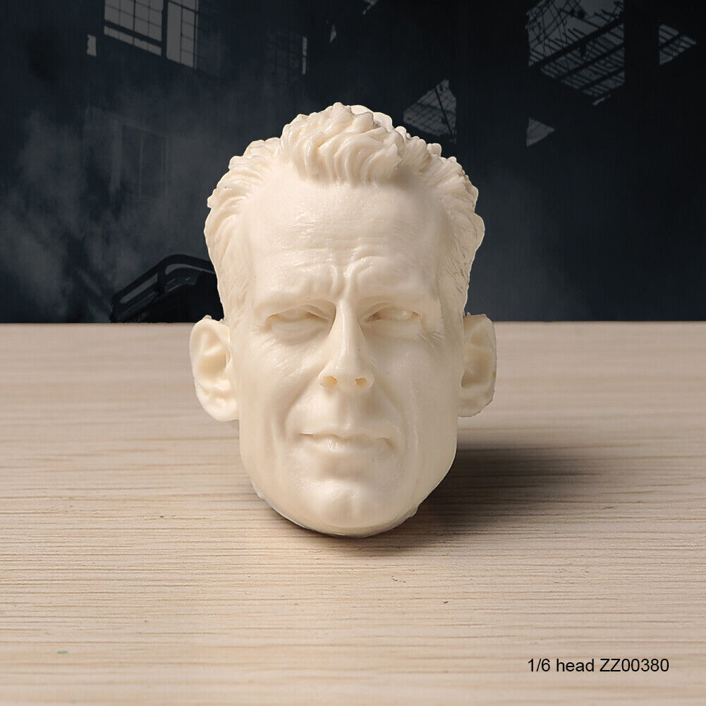 1/6 Head Sculpt Bruce Willis DIY Model Fit 12in Male Action Figure Soldier Doll | eBay