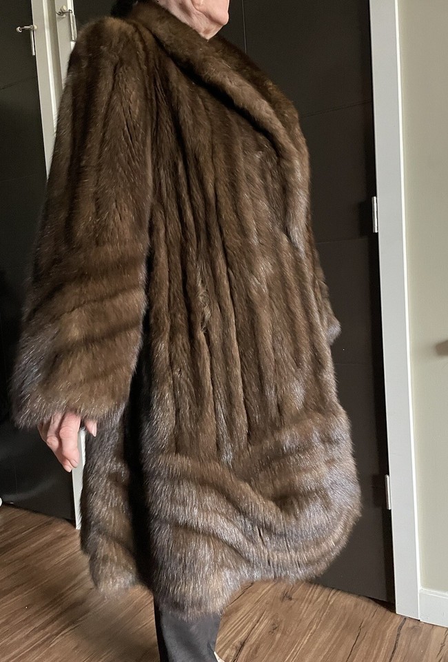 Opulent 100,000$ RUSSIAN SABLE FUR COAT Fits Sizes XL 2XL 3XL US Size 14-18 | eBay