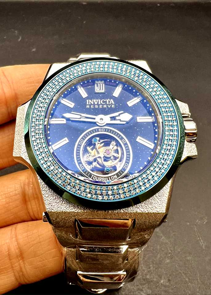 Invicta New 32578 JT Akula Prestige Men Limited Tourbillon 1.06ctw ...