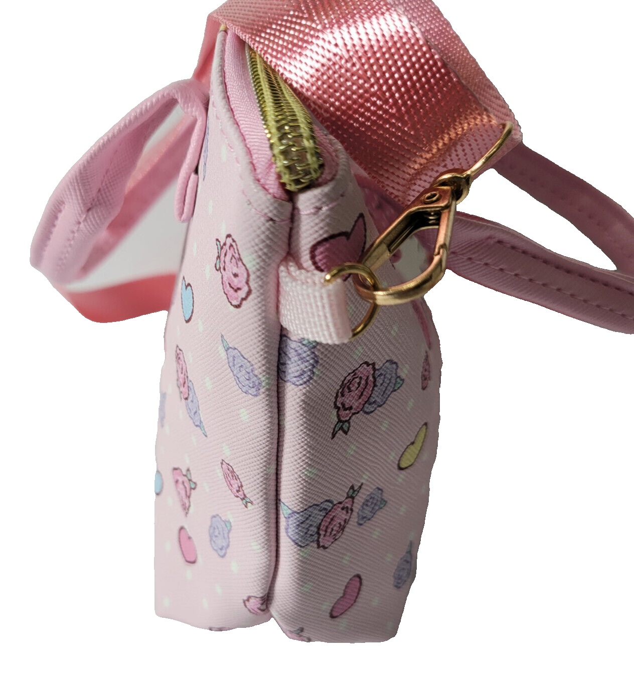 Miniso Hello Kitty Tiny Chum Pink Faux Leather Handbag Shoulderbag ...