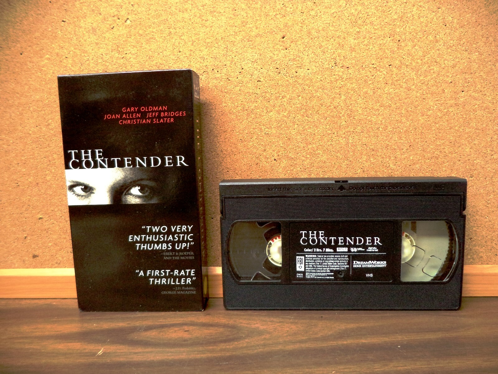 THE CONTENDER (VHS 2000) Oldman, Joan Allen, Bridges, Slater, and Sam ...