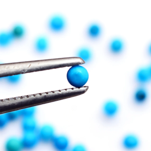 AAA Natural Blue Turquoise Round Cabochon 2 MM, Jewelry Faceted Loose ...