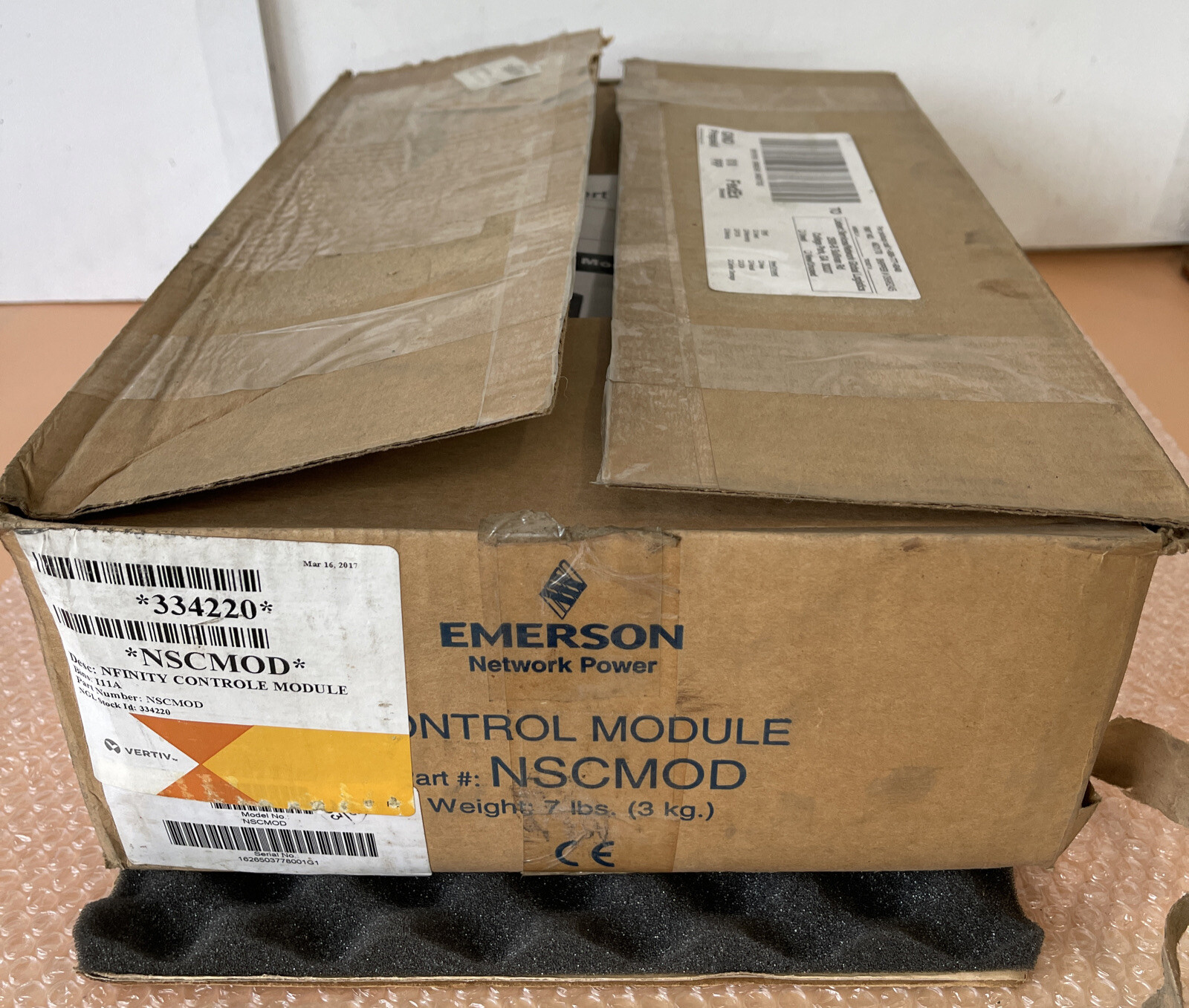 NEW W/BOX- Emerson Liebert NFINITY Control Module NSCMOD 334220 ...