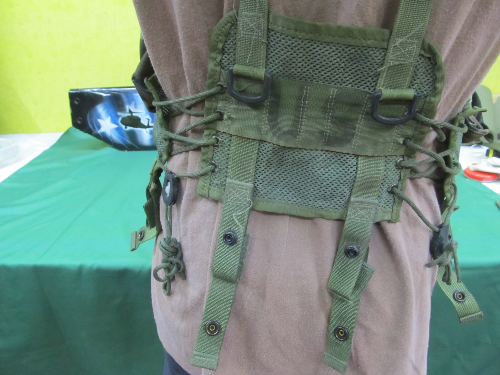 USGI Military Enhanced Tactical Load Bearing Vest Woodland MINT 8415-01 ...