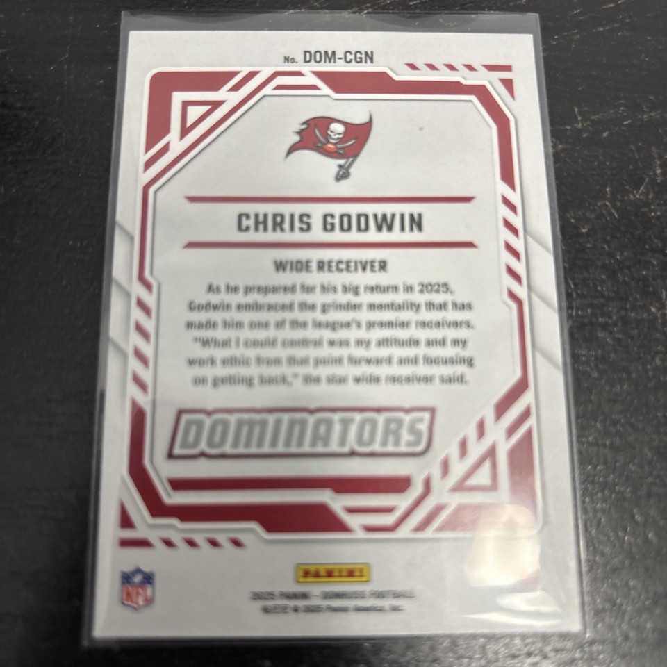 2025 PANINI DONRUSS CHRIS GODWIN DOMINATORS #DOM-CGN | eBay