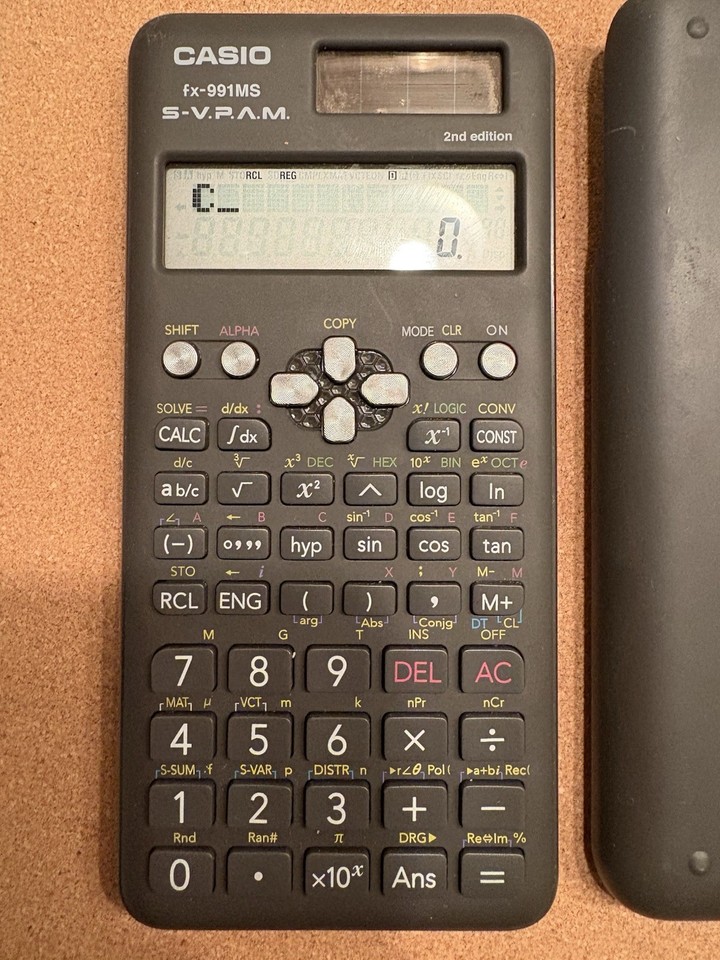 Casio fx-991MS Calculator Scientific Engineering Math Functions 2nd ...