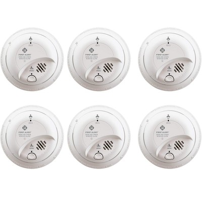 First Alert BRK SC9120B Hardwired Smoke & Carbon Monoxide Detector ( 6 ...