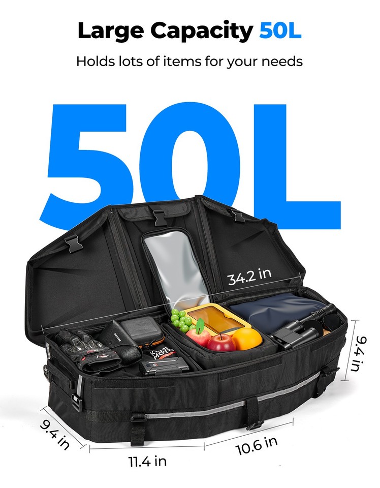 50L UTV Cargo Storage Box Cooler Box for Can Am Maverick X3 Outlander ...