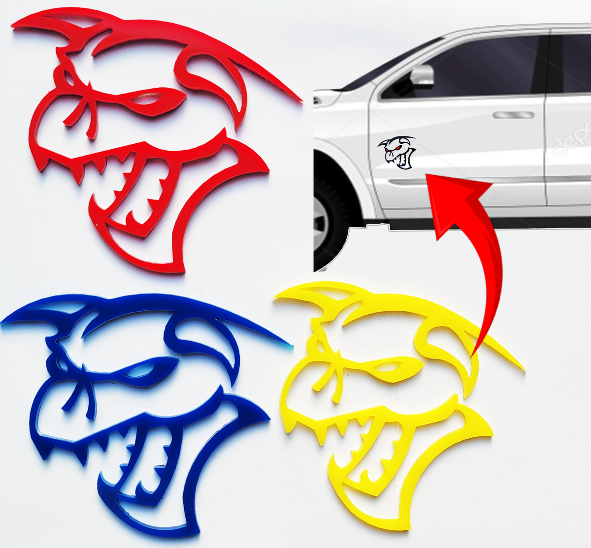 Dodge Srt Logotipo Hellcat Dodge Hellcat Demon Emblem