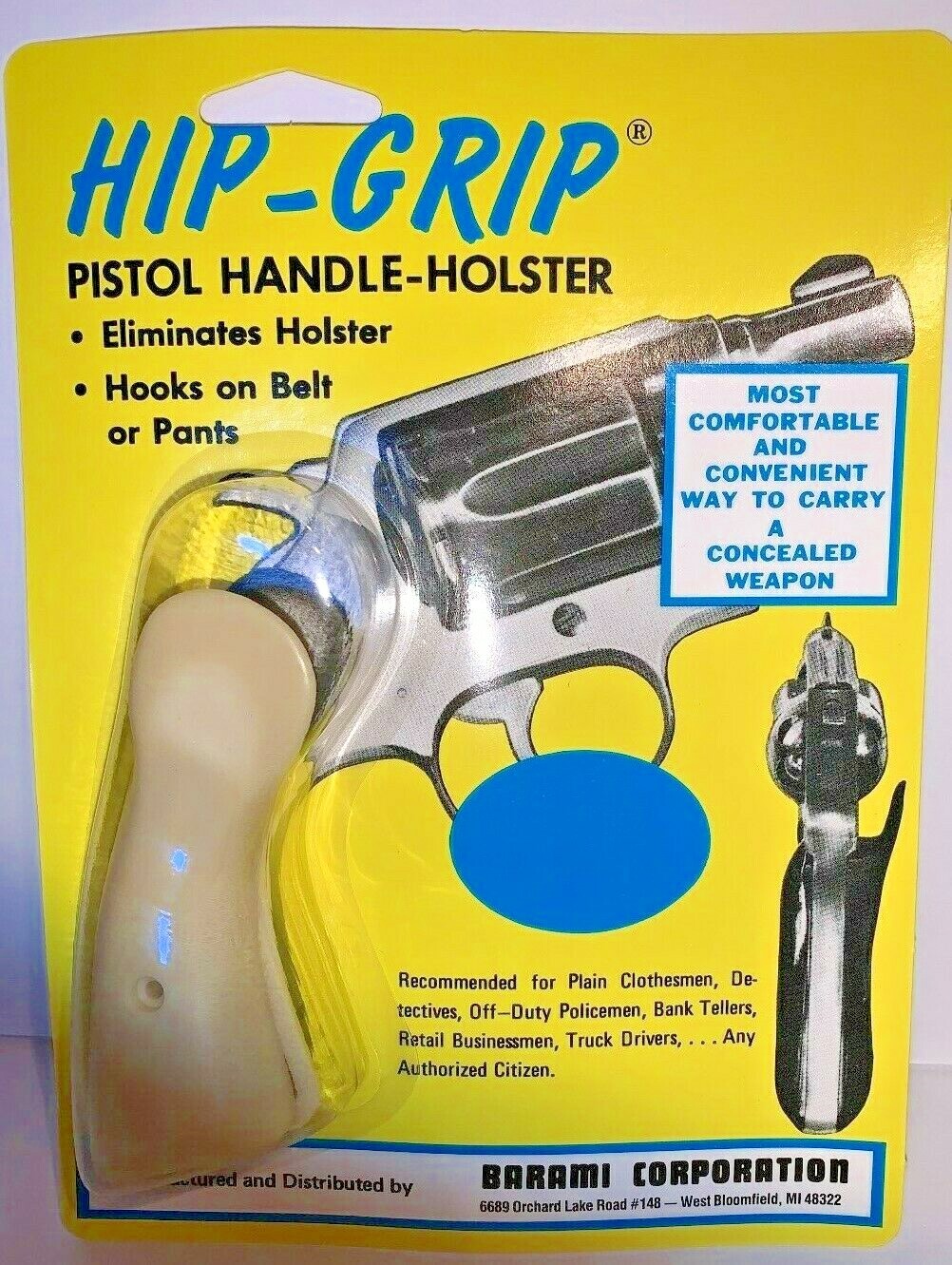 Barami Hip Grip Natural #84-D Smith & Wesson Pistol Handle Holster | eBay